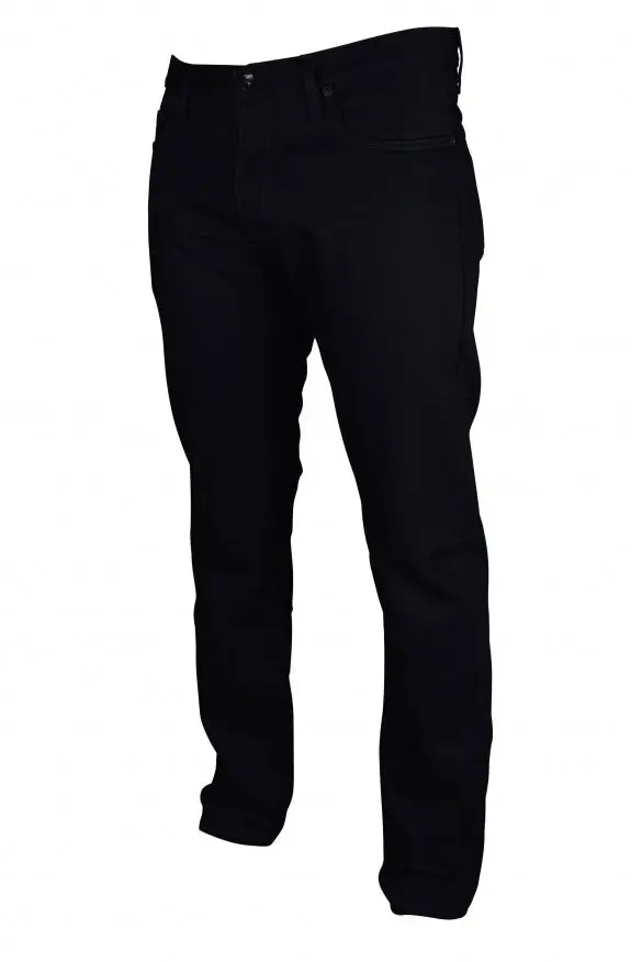 Off-White Five Pocket Jeans With Diagonal Stripes