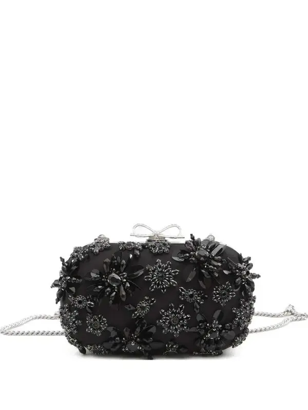 SELF-PORTRAIT Embellished Floral Clutch