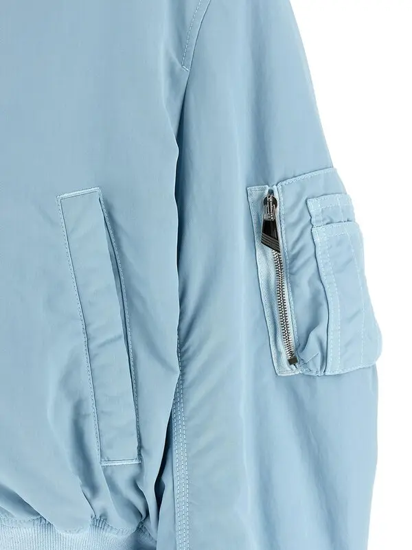 Attico Anja Bomber Jacket - Blue