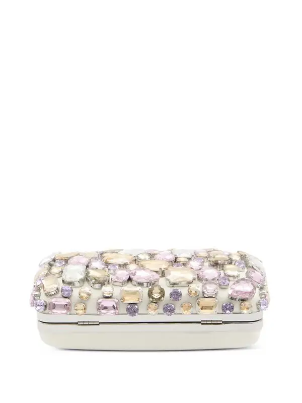 SELF-PORTRAIT Embellished Crystal Clutch Bag
