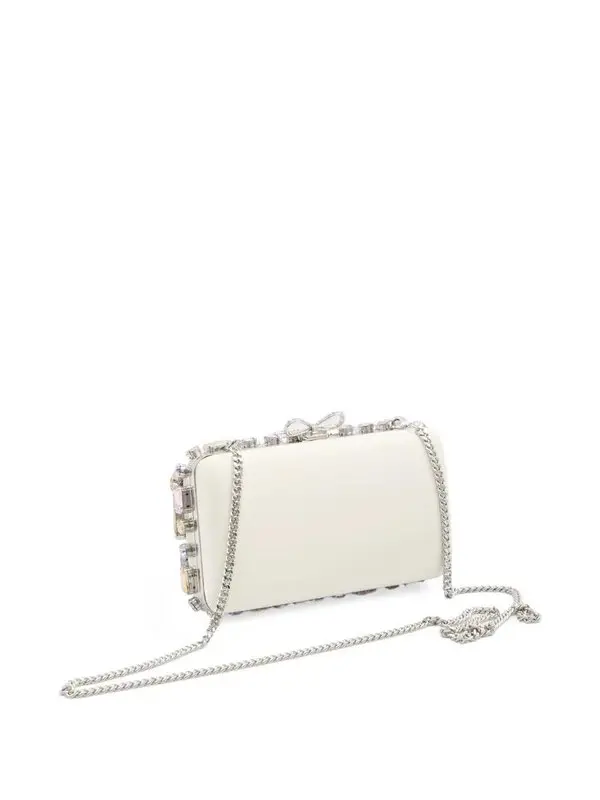 SELF-PORTRAIT Embellished Crystal Clutch Bag