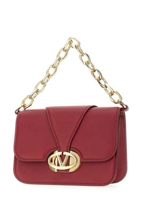 Valentino Garavani Leather Handbag With Chain Strap - Multicolor