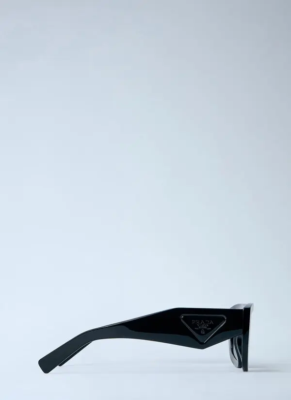 Prada Rectangle Sunglasses With Engraved Logo
