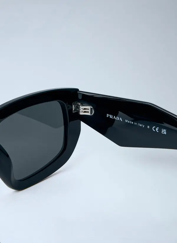 Prada Rectangle Sunglasses With Engraved Logo