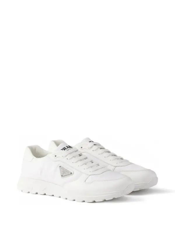 Prada Re-nylon And Brushed Leather Sneakers