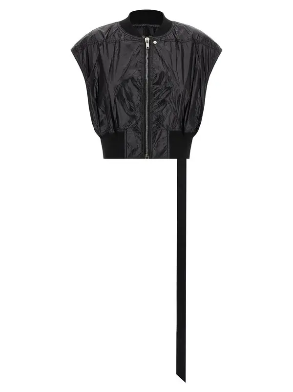 Rick Owens Tatlin Bomber Vest - Black