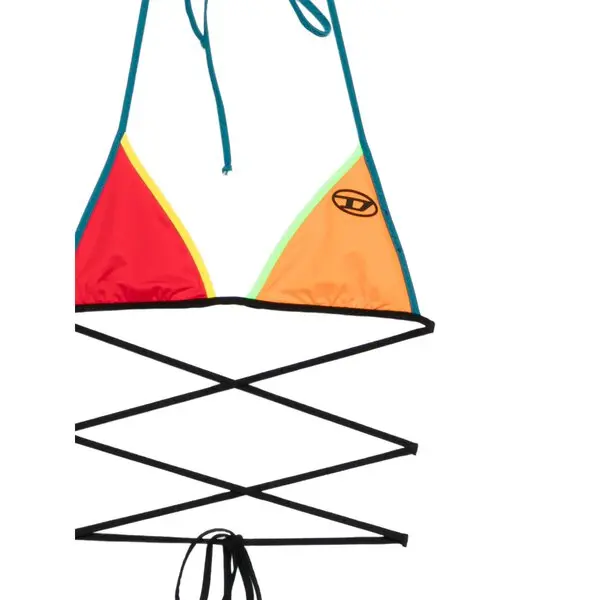 DIESEL® Triangle Cup Bikini Top - Red