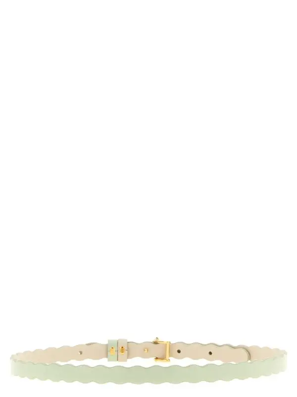 Fendi Ff Diamonds Reversible Leather Belt - Multicolor