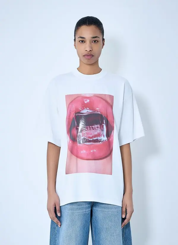 Alexander Wang Cotton Jersey Graphic T-shirt