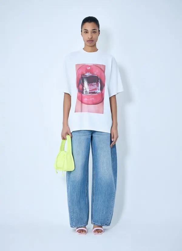 Alexander Wang Cotton Jersey Graphic T-shirt