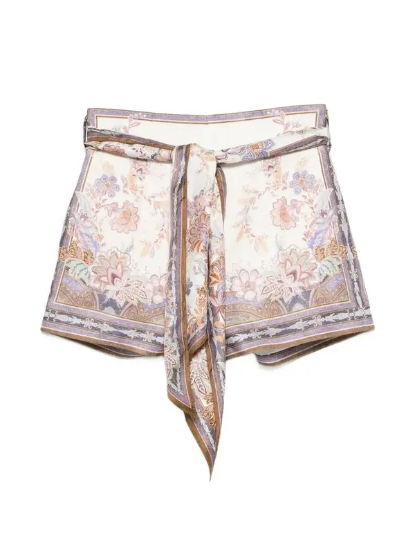 Zimmermann Luna Scarf Tie Short - Multicolor