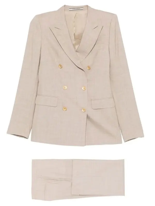 Tagliatore Parigi Double-breasted Wool Blend Suit