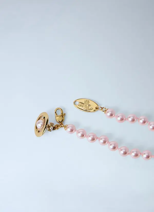VIVIENNE WESTWOOD Simonetta Pearl Necklace With Eye Pendant