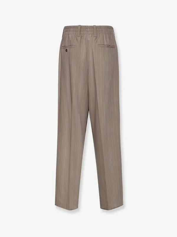 GOLDEN GOOSE Wool Blend Pinstriped Trousers