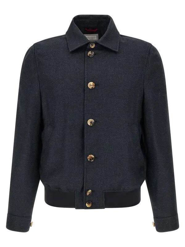 Brunello Cucinelli Linen Blend Jacket