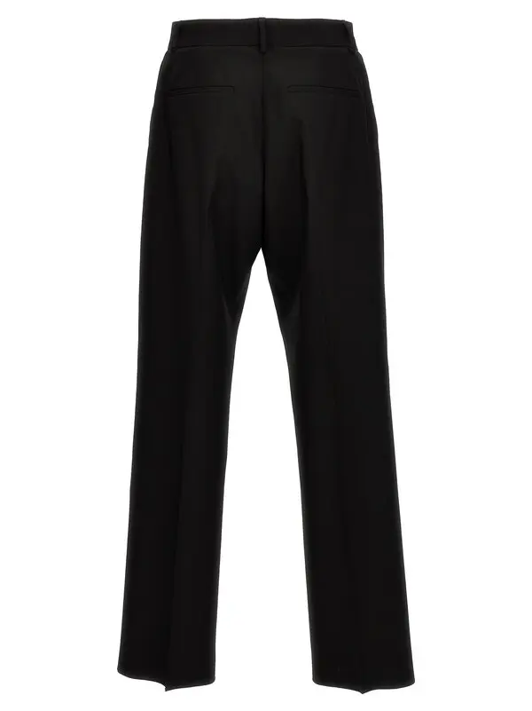 Valentino Garavani Wool Carrot Fit Trousers