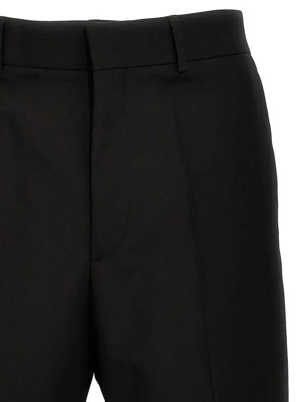 Valentino Garavani Wool Carrot Fit Trousers
