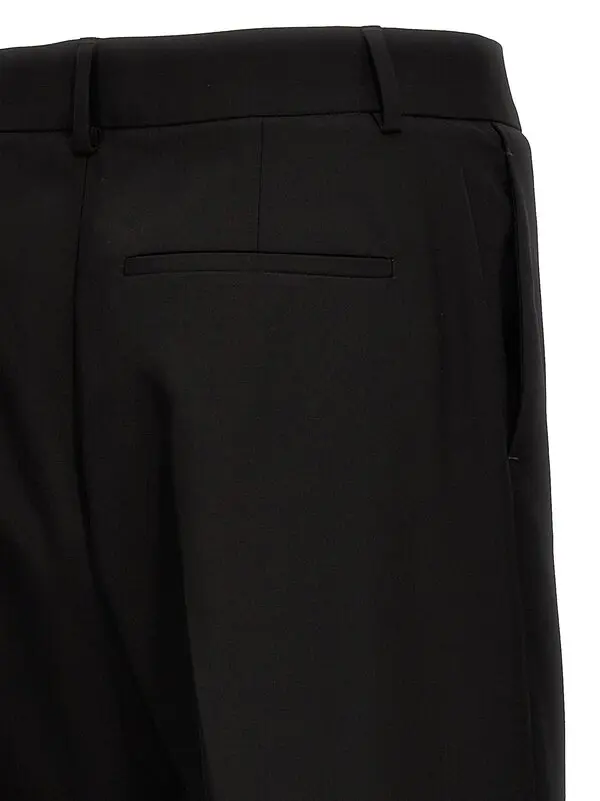 Valentino Garavani Wool Carrot Fit Trousers