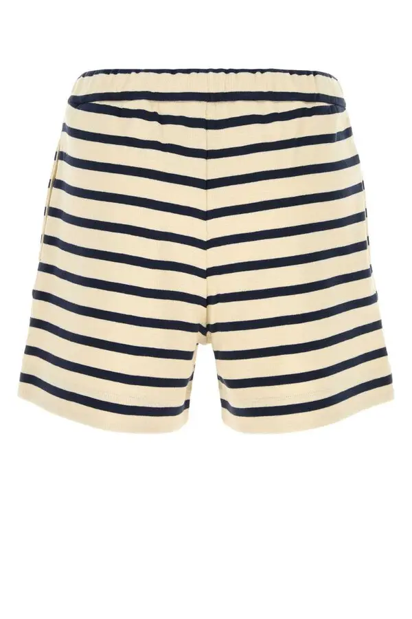 Moncler Embroidered Cotton Shorts - Multicolor