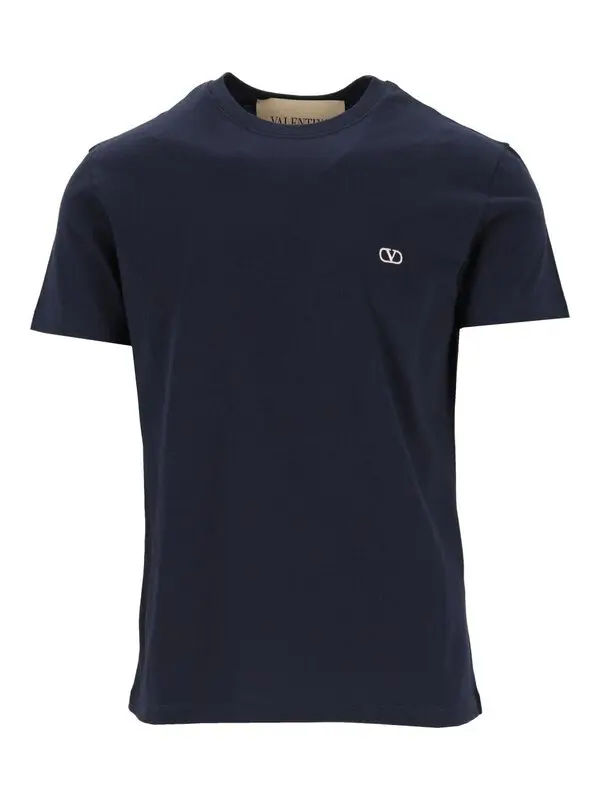 Valentino Garavani Cotton Jersey T-shirt - Blue