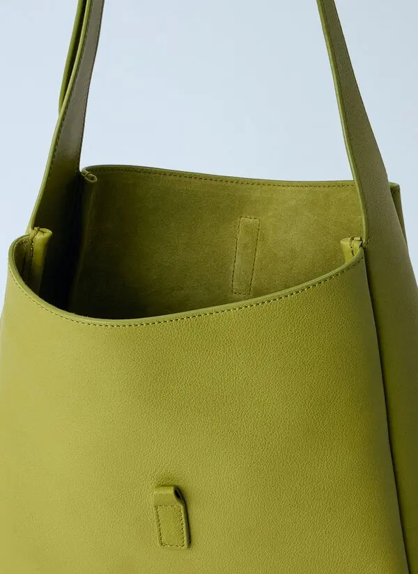 Saint Laurent Le 5 À 7 Supple Small Shoulder Bag - Green