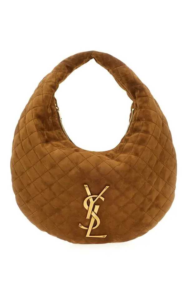 Saint Laurent Quilted Monogram Shoulder Bag