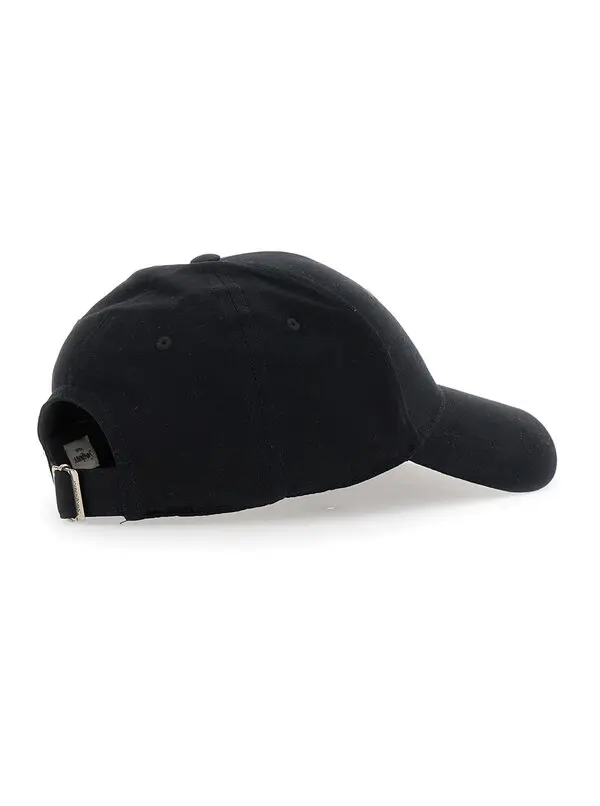 Saint Laurent Baseball Cap With Maxi Logo - Black