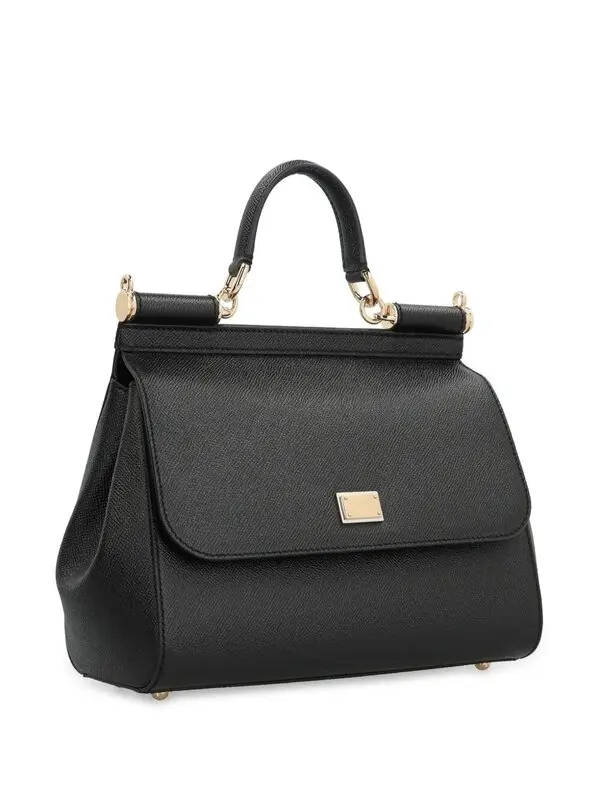 Dolce & Gabbana Large Sicily Handbag - Black