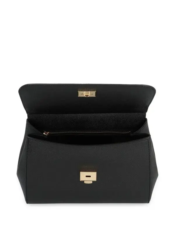Dolce & Gabbana Large Sicily Handbag - Black