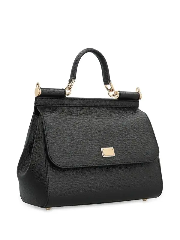 Dolce & Gabbana Large Sicily Handbag - Black