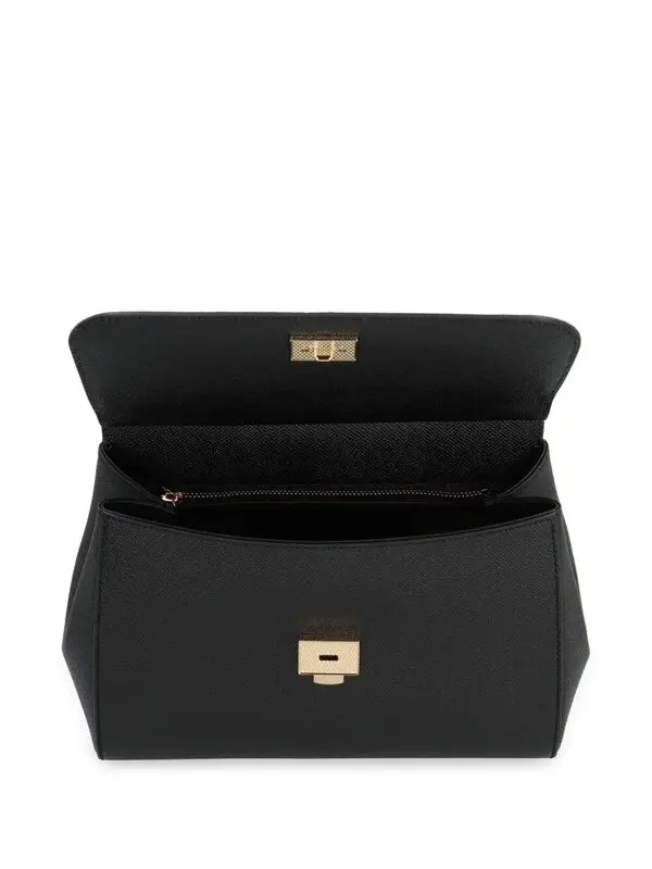 Dolce & Gabbana Large Sicily Handbag - Black