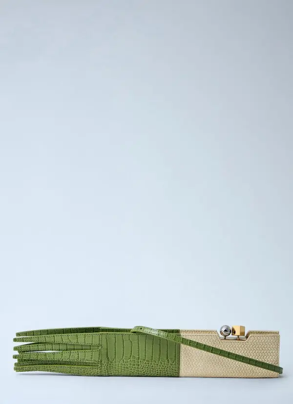 Jacquemus The Poireau Clutch Bag - Green