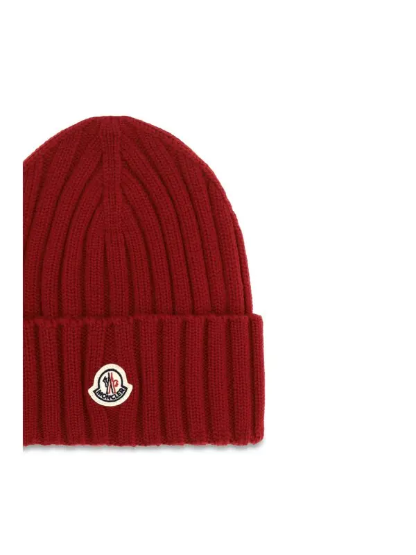 Moncler Beanie Hat - Red