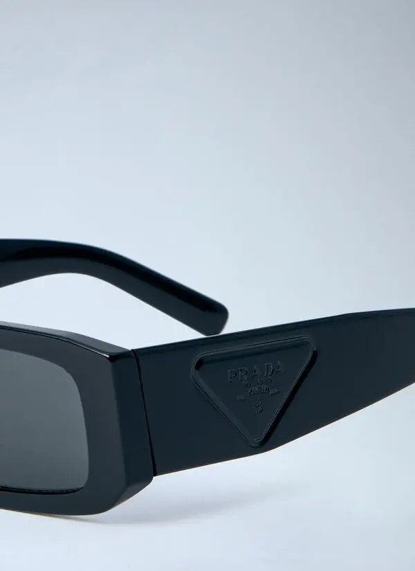 Prada Rectangular Sunglasses With Wide Temples