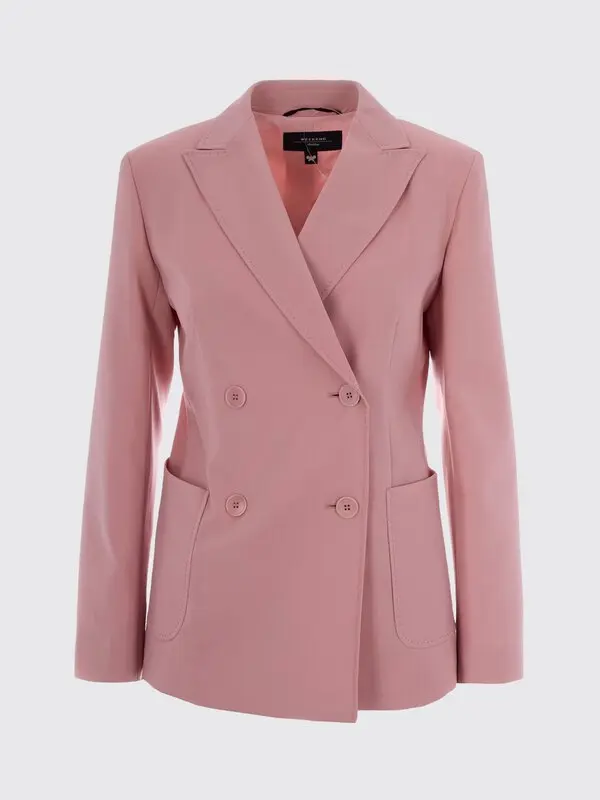 Max Mara Double Breasted Blazer - Pink