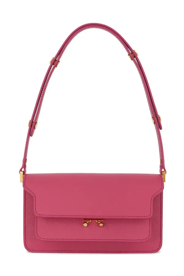 Marni Pink Leather Shoulder Bag