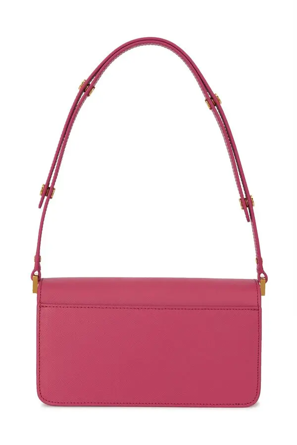 Marni Pink Leather Shoulder Bag