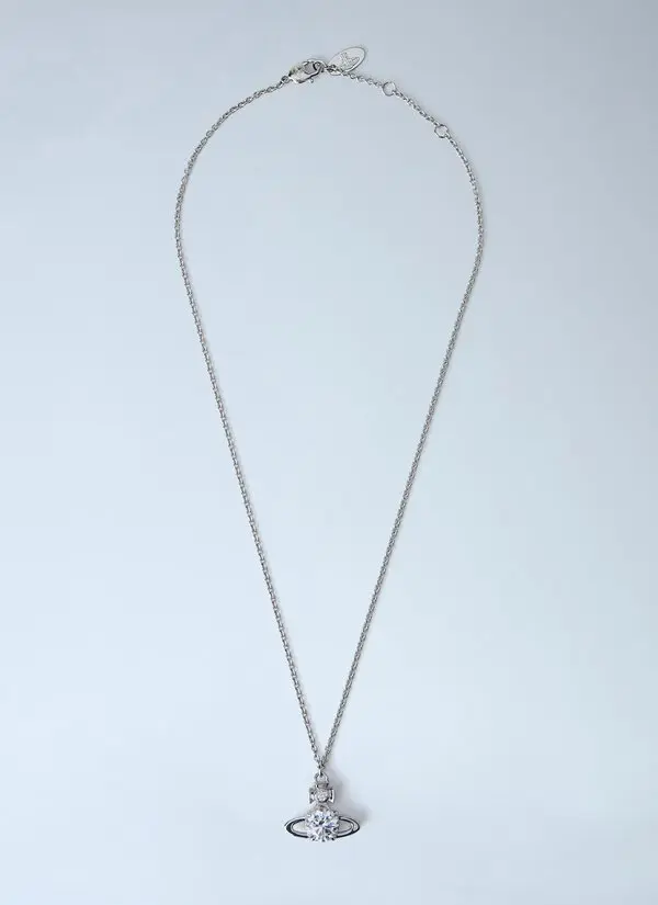 VIVIENNE WESTWOOD Agnatha Bas Relief Pendant Necklace - Silver