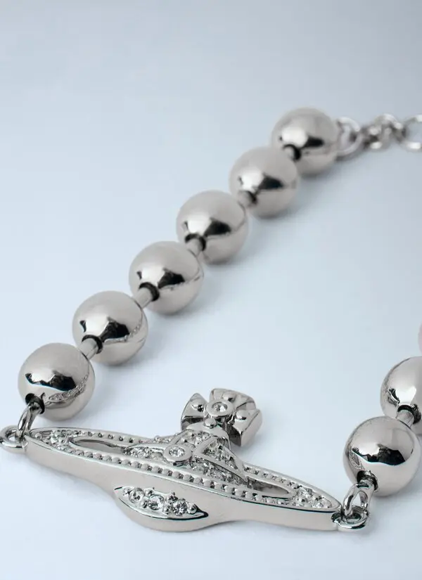 VIVIENNE WESTWOOD Orb Pendant Bracelet - Silver