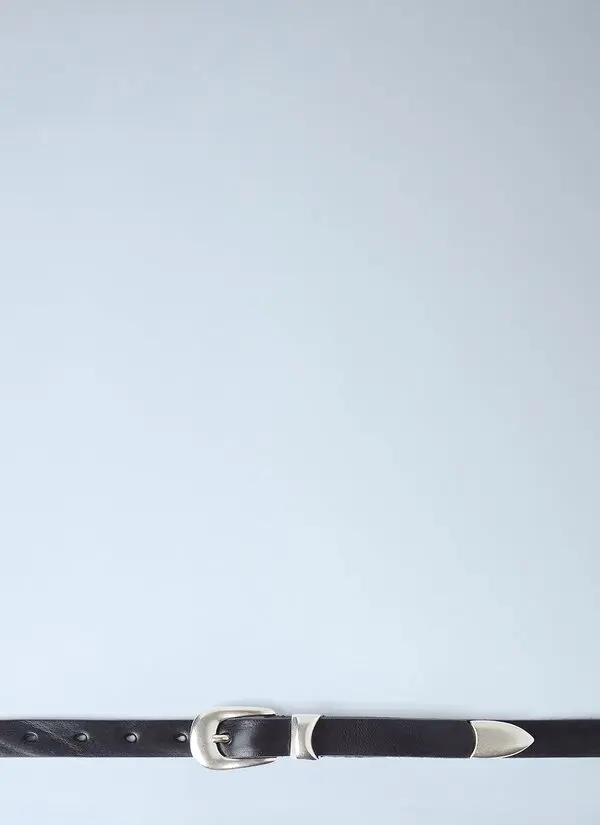 Our Legacy Curved Buckle Belt