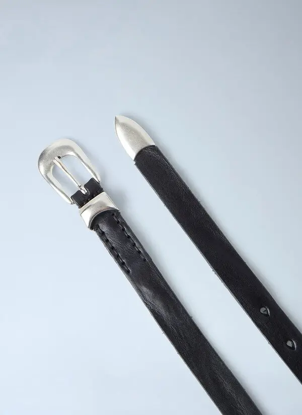 Our Legacy Curved Buckle Belt