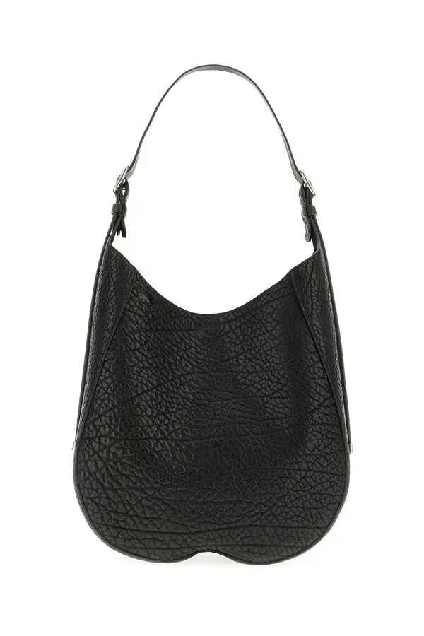 Burberry Textured Leather Shoulder Bag - Multicolor