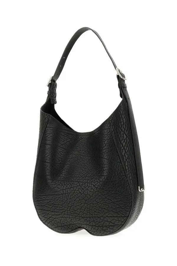 Burberry Textured Leather Shoulder Bag - Multicolor