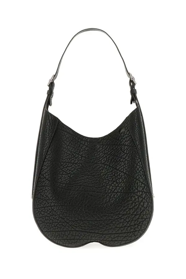 Burberry Textured Leather Shoulder Bag - Multicolor
