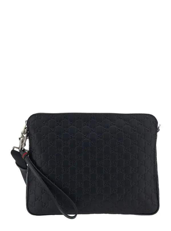 Gucci Gg Pattern Leather Shoulder Bag - Multicolor