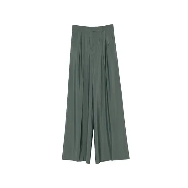 Max Mara Palazzo Pants - Green