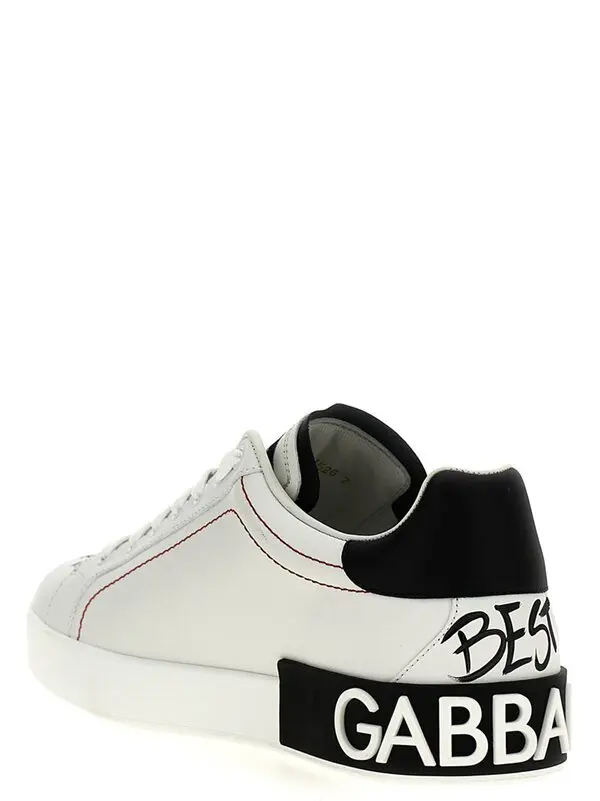 Dolce & Gabbana Portofino' Sneakers With Jewel Detail - Multicolor