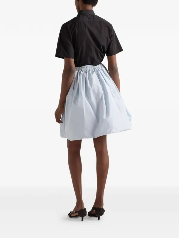 Prada Short-sleeved Poplin Utility Shirt
