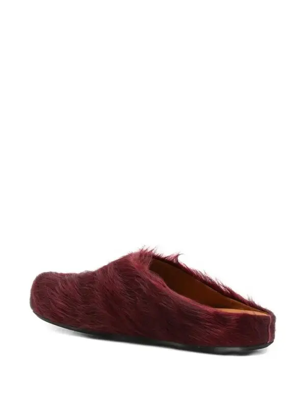 Marni Mules Footbed In Pony Skin And Calfskin