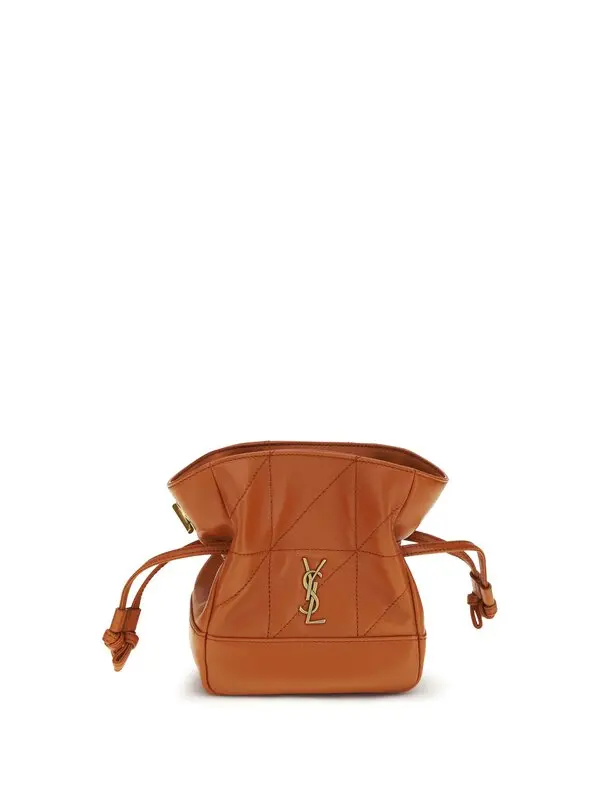 Saint Laurent Jamie Mini Leather Clutch Bag
